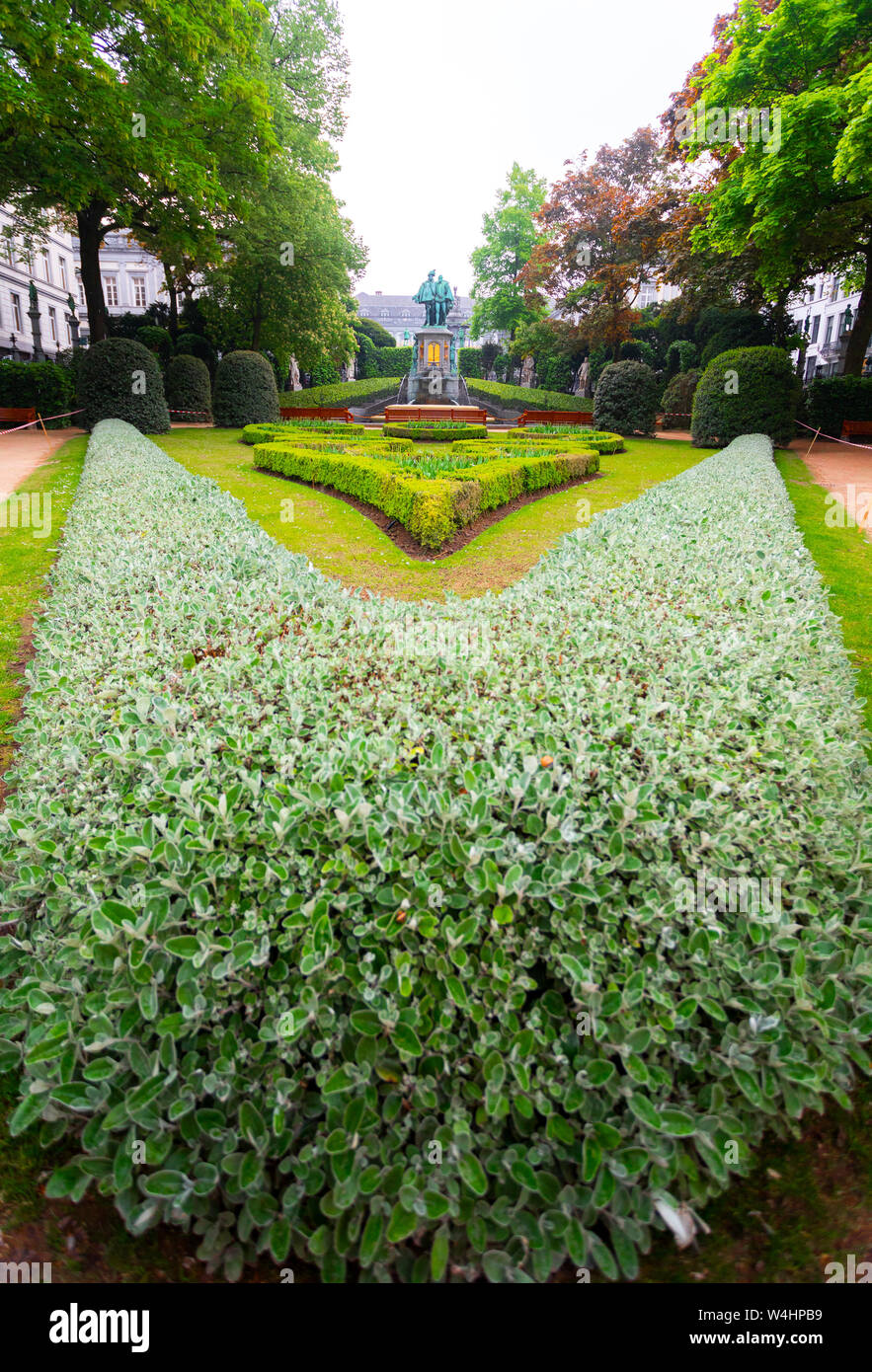 Square of Petit Sablon, Brussels, Belgium Stock Photo - Alamy