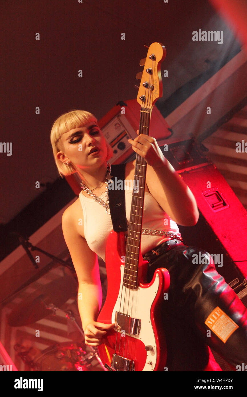 Witch Fever band playing in Manchester Stock Photo - Alamy