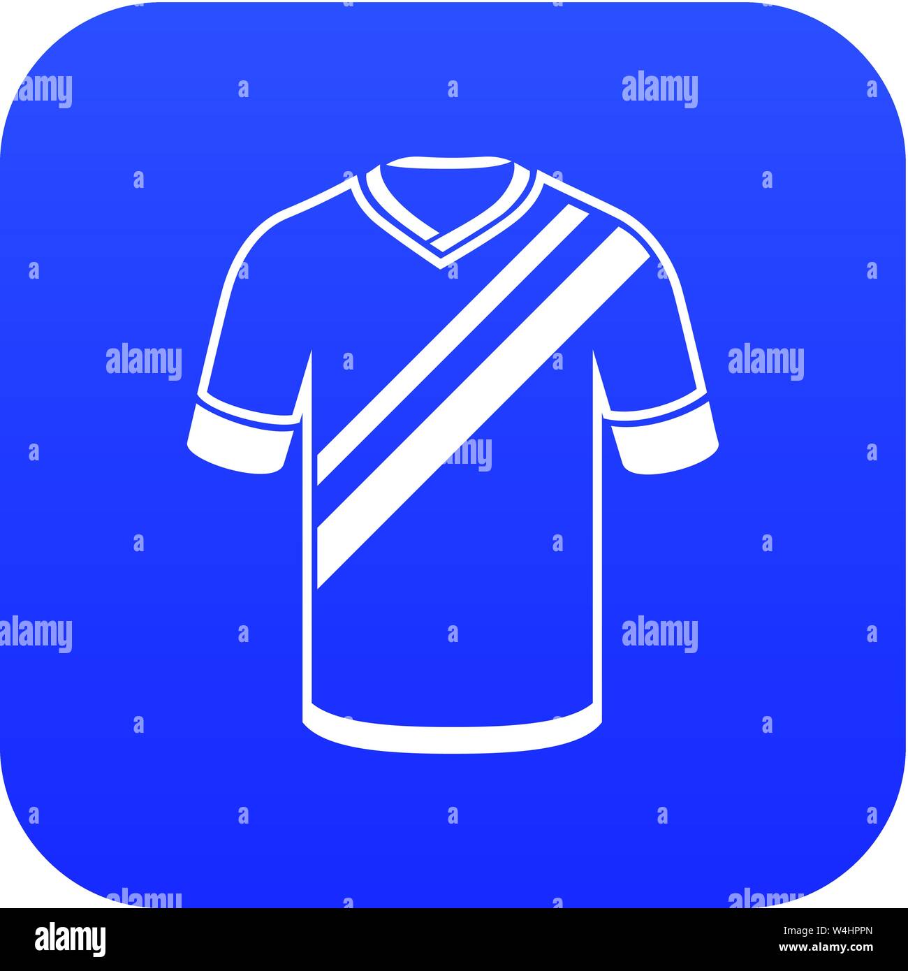 Football shirt, back view Cut Out Stock Images & Pictures - Alamy