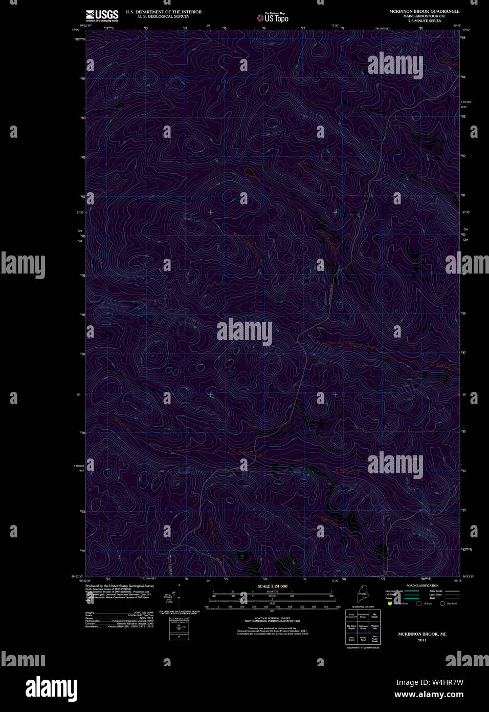 Map of mckinnon hi-res stock photography and images - Alamy