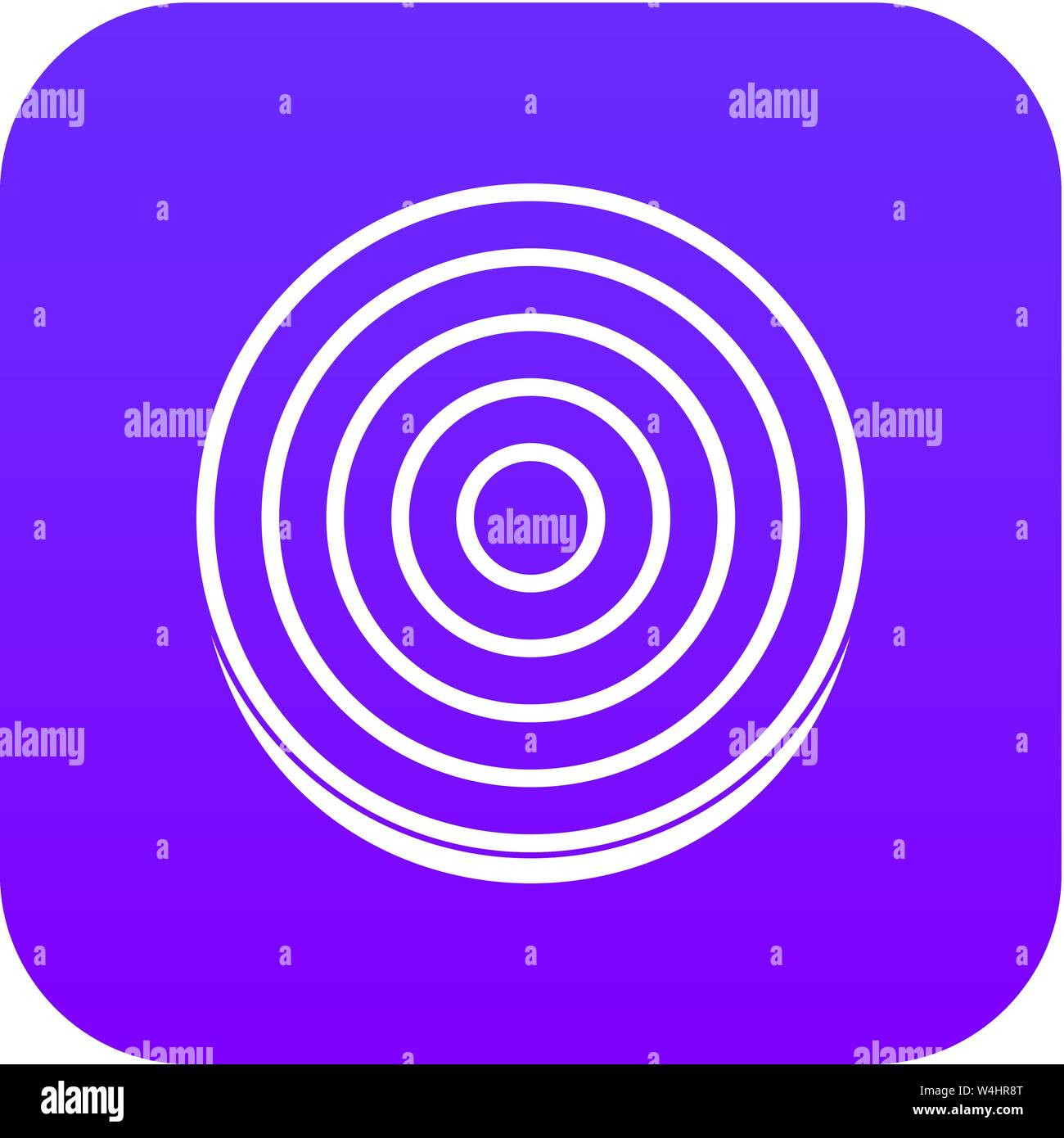 Slice of sweet onion icon digital purple Stock Vector Image & Art - Alamy