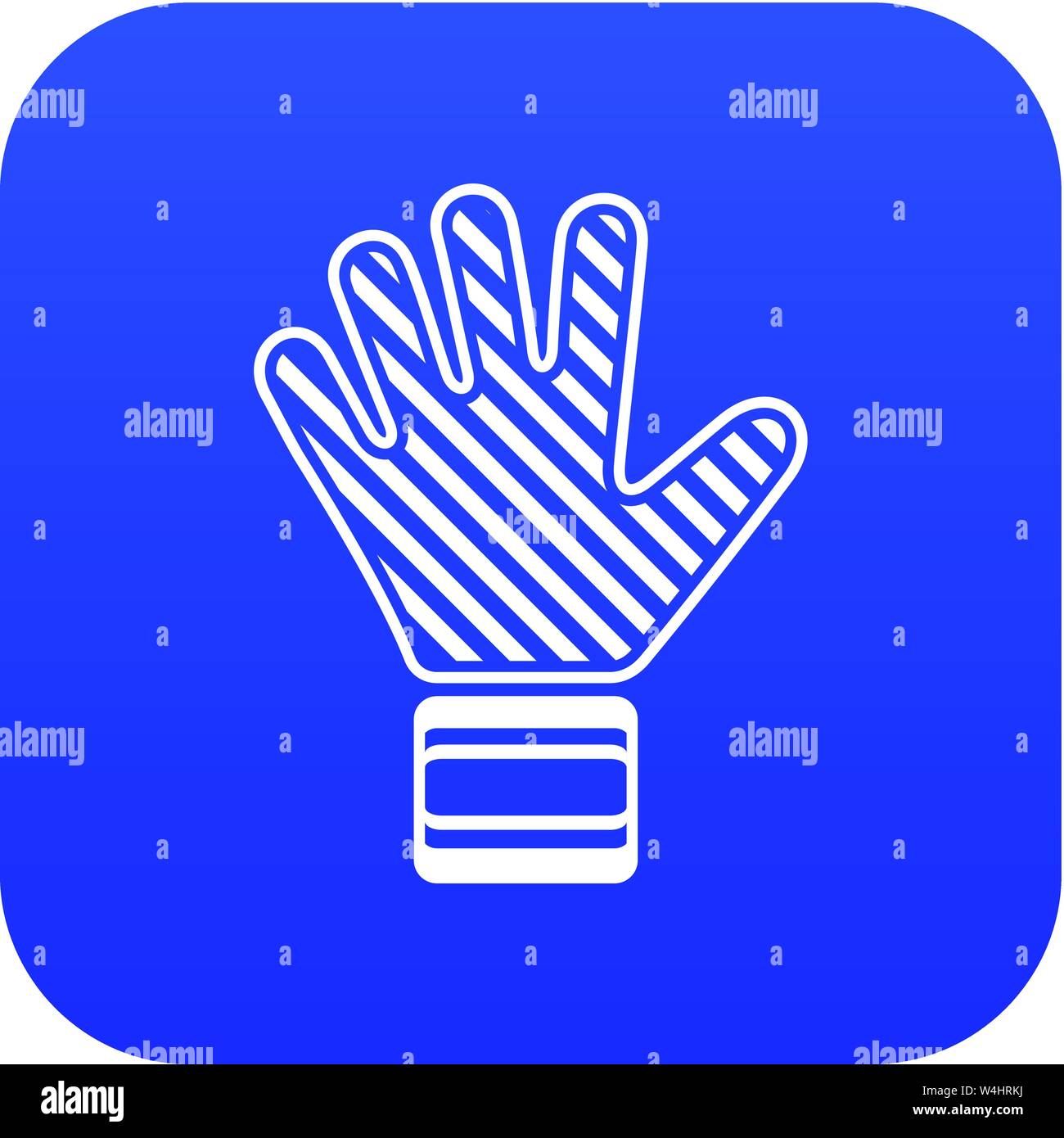 Goalkeeper glove icon, simple black style Stock Vector Image & Art - Alamy
