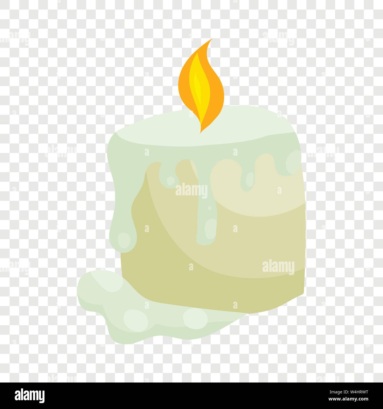 Christmas candle icon, cartoon style Stock Vector Image & Art - Alamy