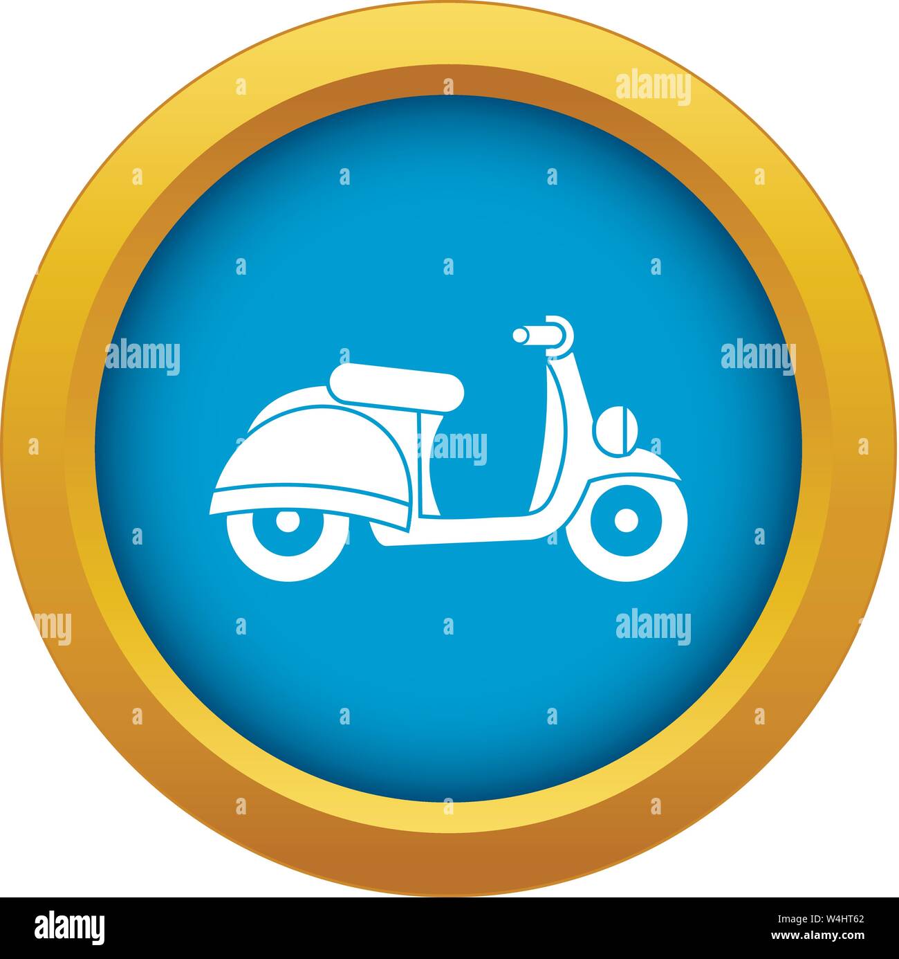 Motorbike icon blue vector isolated Stock Vector Image & Art - Alamy