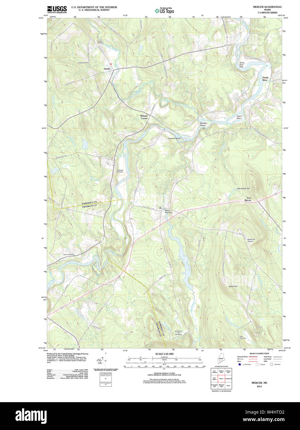 Map of mercer hi-res stock photography and images - Alamy
