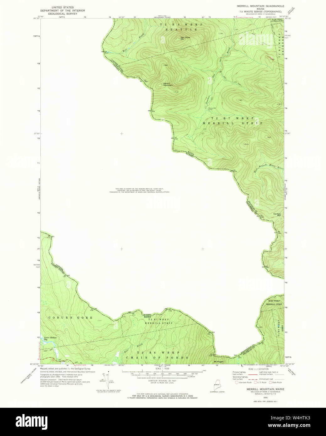 Merrill Maine Map at Karla Trent blog