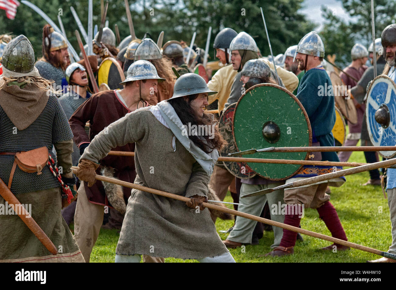 A Medieval re-enactment day in Lanark Stock Photo - Alamy