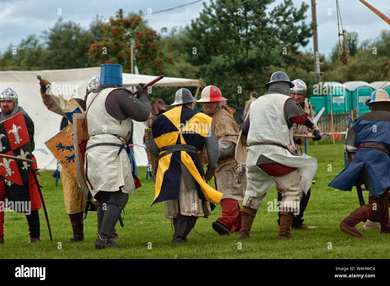 A Medieval re-enactment day in Lanark Stock Photo - Alamy