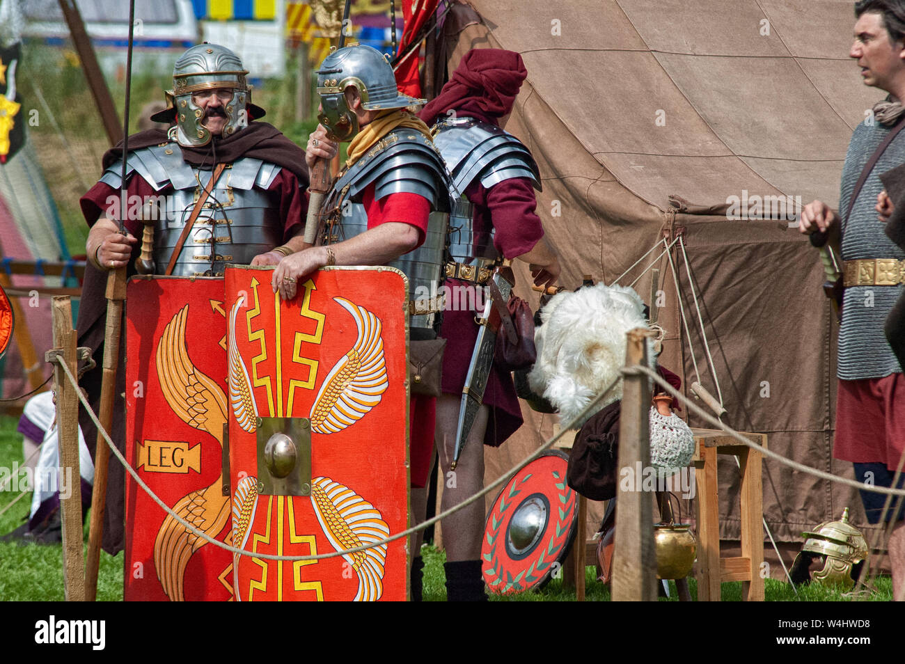 A Medieval re-enactment day in Lanark Stock Photo - Alamy