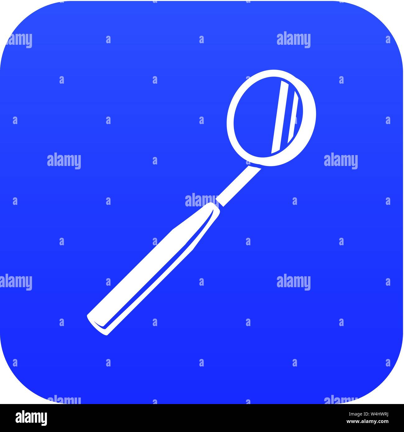 Tooth tool mirror icon, simple black style Stock Vector Image & Art - Alamy