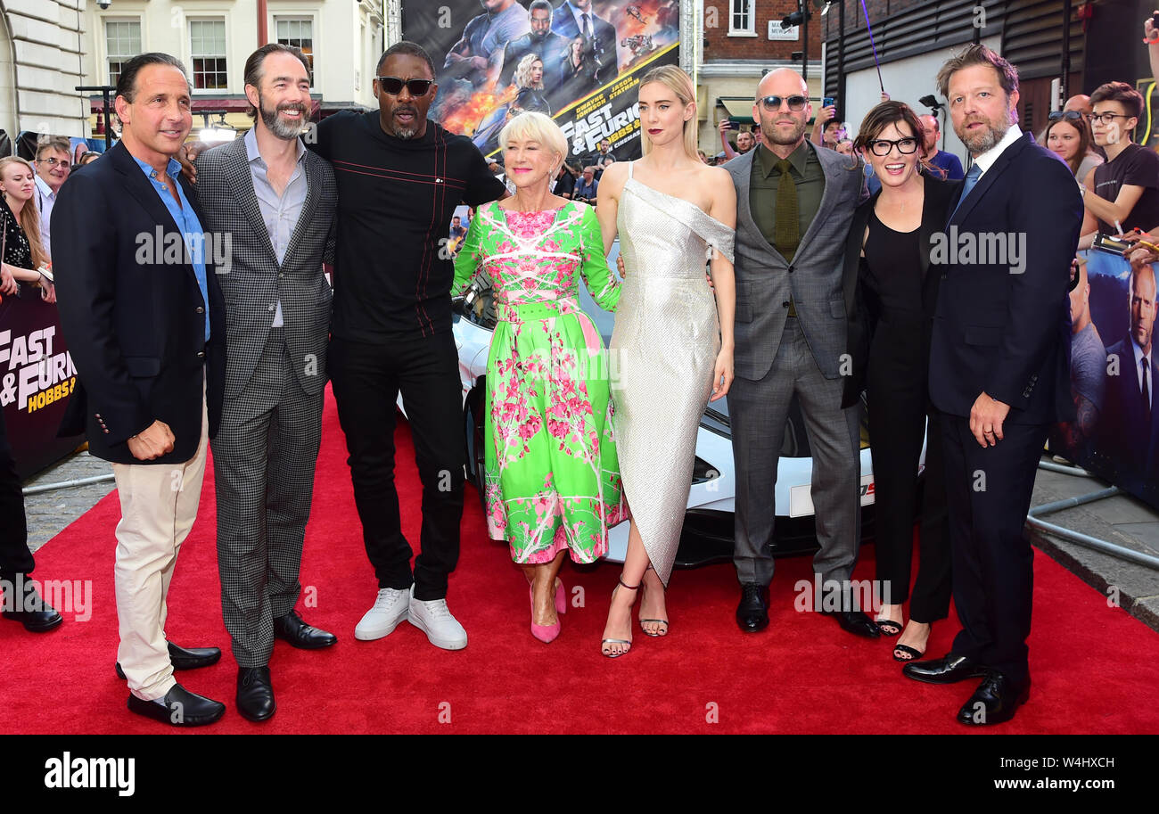 Steven Chasman, Chris Morgan, Idris Elba, Helen Mirren, Vanessa Kirby ...