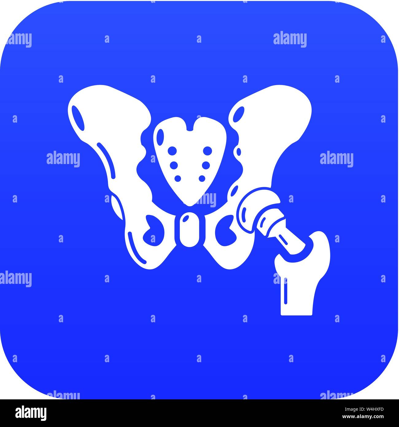 Hip bone icon, simple style Stock Vector Image & Art - Alamy