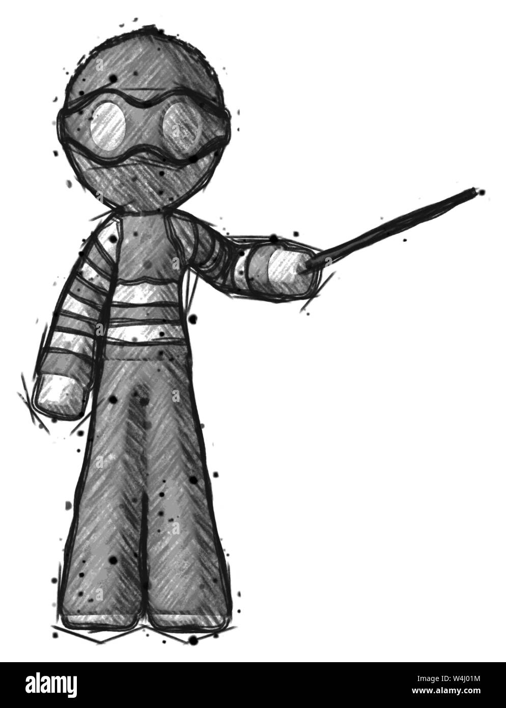 Stickman stick figure teacher Black and White Stock Photos & Images - Alamy