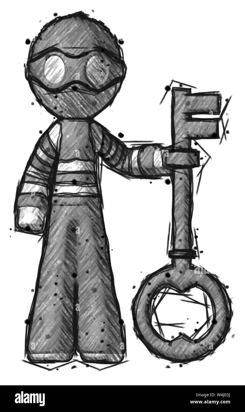 Sketchy key hi-res stock photography and images - Alamy