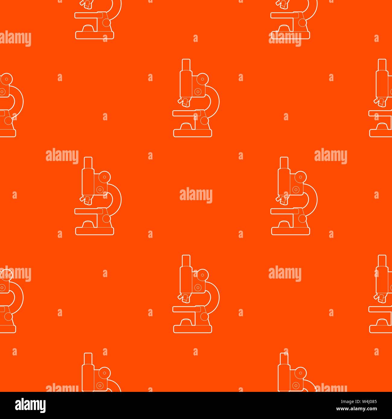 Microscope pattern vector orange Stock Vector Image & Art - Alamy