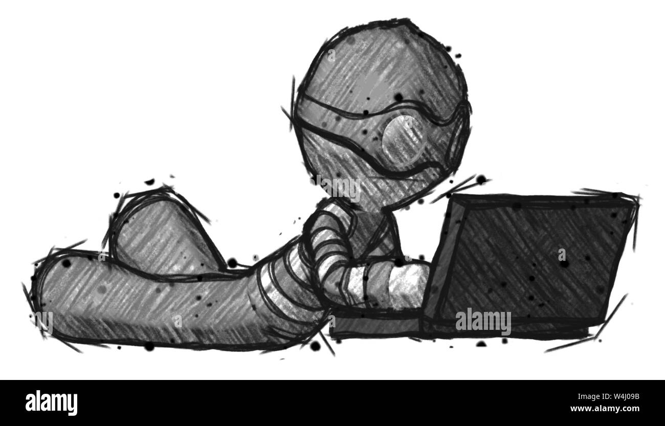 Man lying down side view Black and White Stock Photos & Images - Alamy