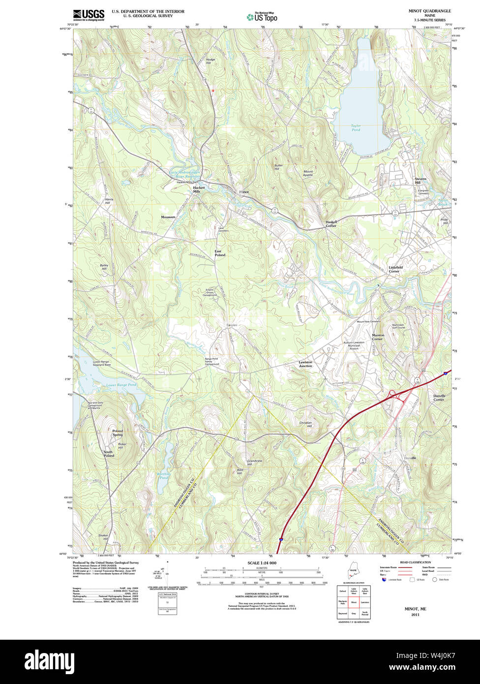 Map of minot hi-res stock photography and images - Alamy