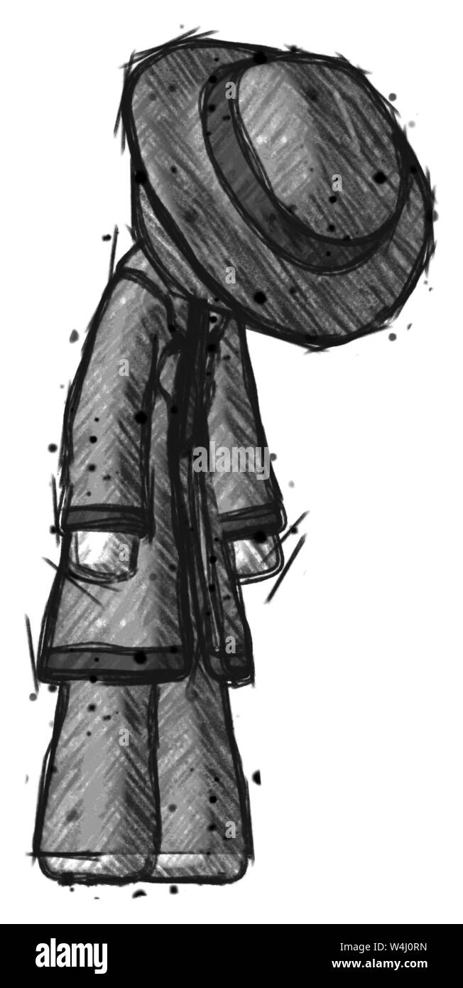 Anxiety art sketch Cut Out Stock Images & Pictures - Alamy