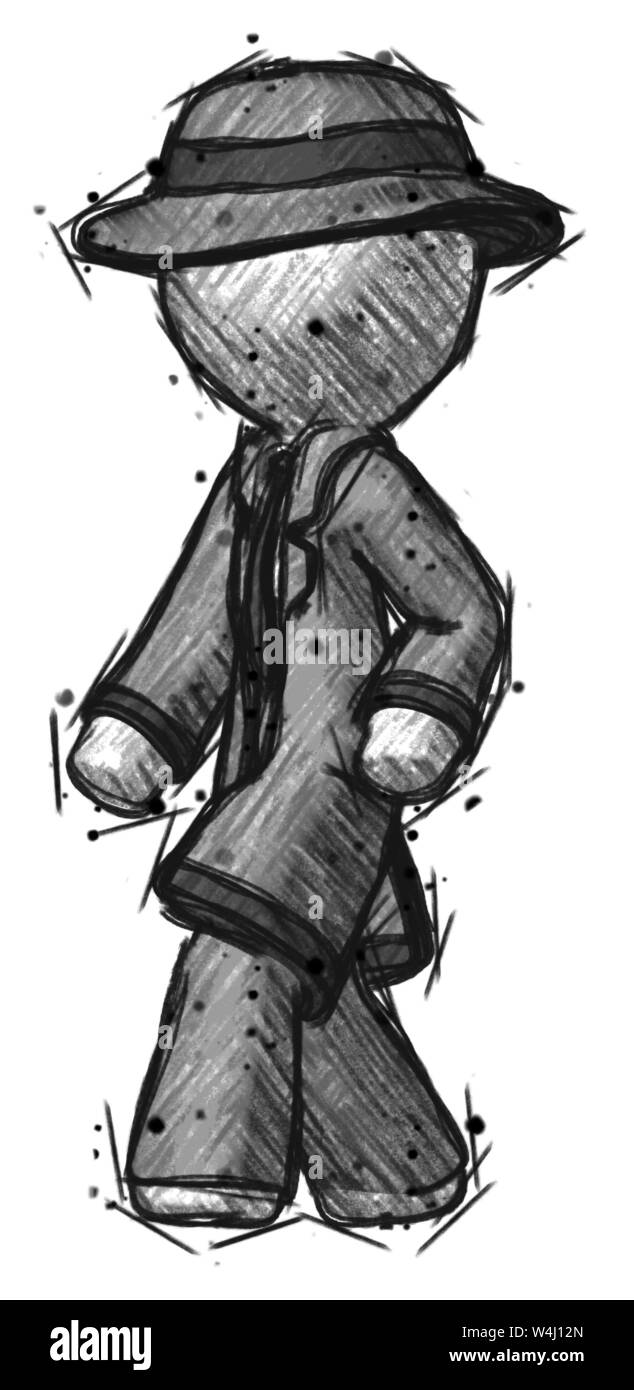 Striding front Black and White Stock Photos & Images - Alamy