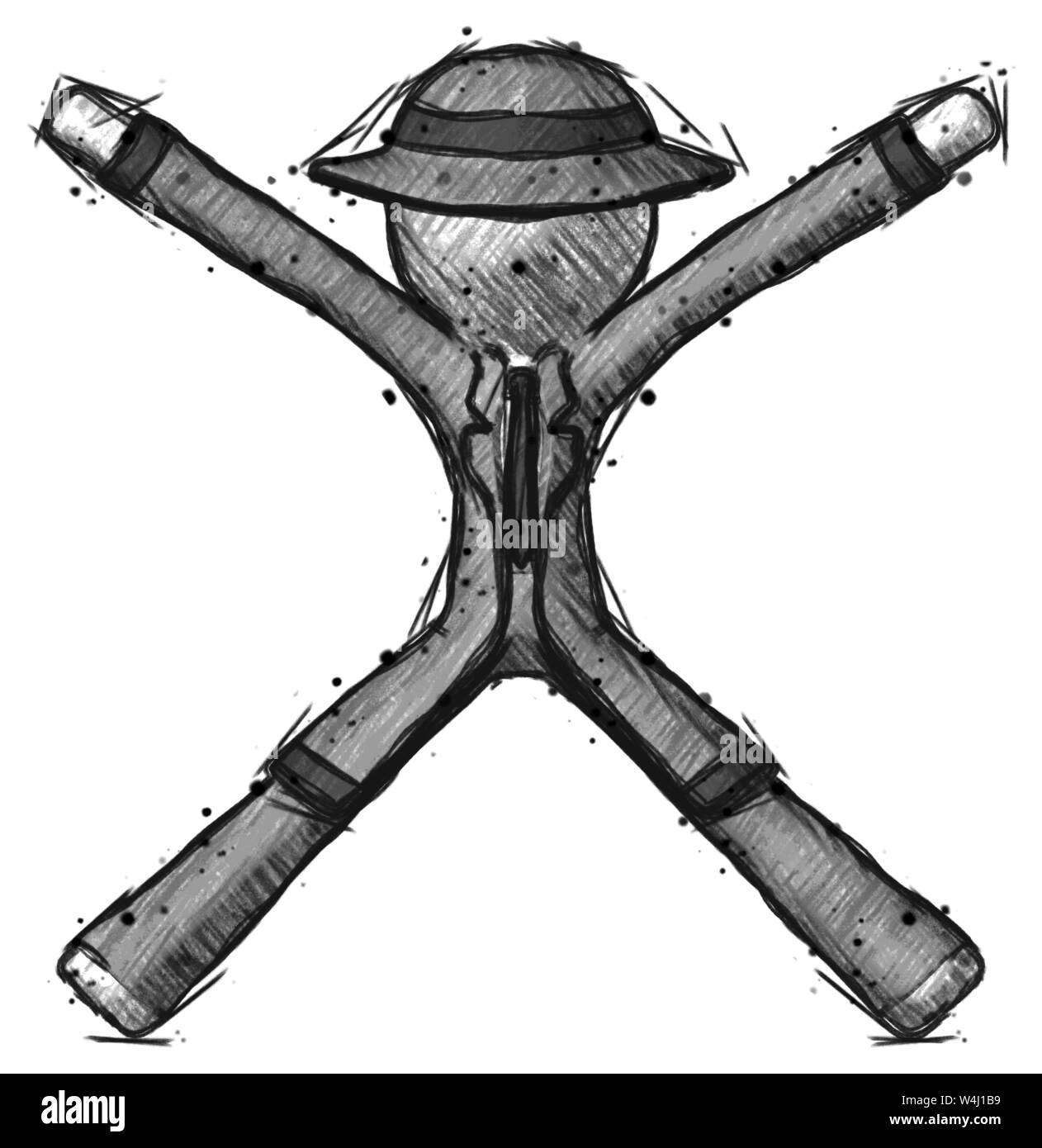 Legs arms art Black and White Stock Photos & Images - Alamy