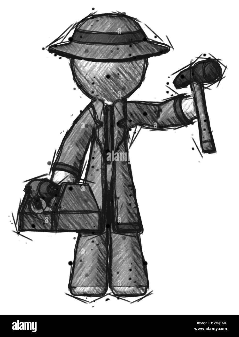 Detective Fix Character Sketch