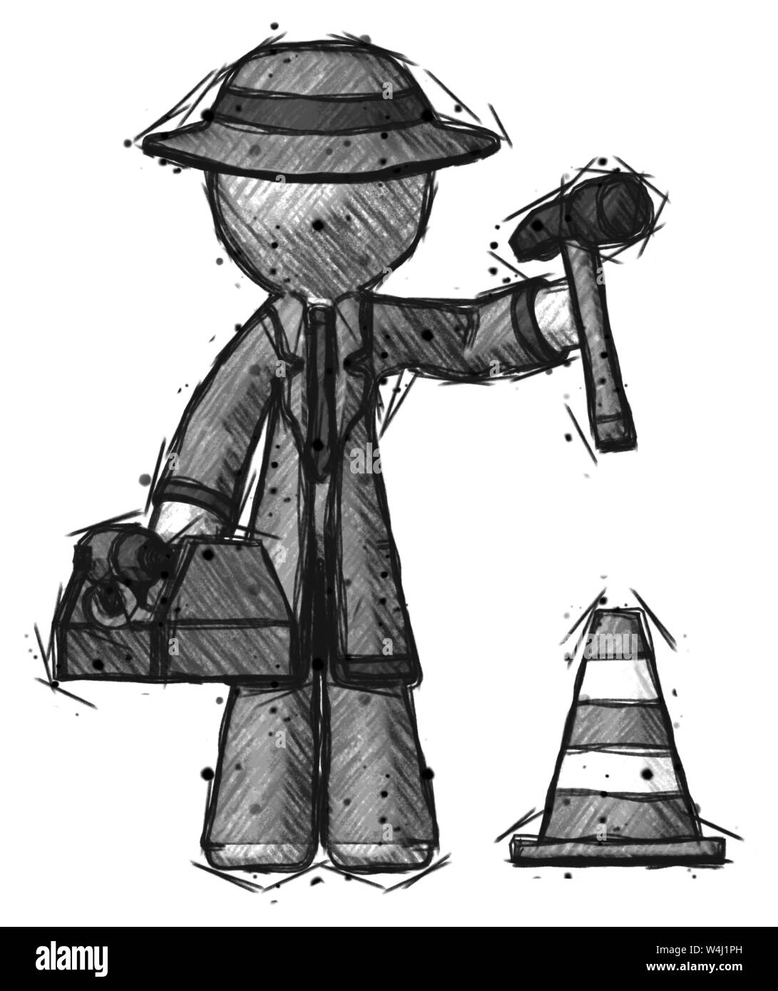 Police reconstruction Cut Out Stock Images & Pictures - Alamy