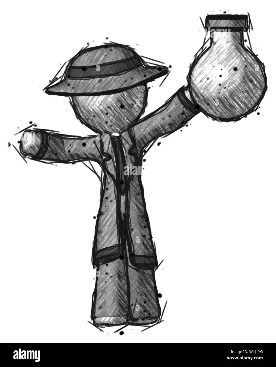 Beaker drawing hi-res stock photography and images - Alamy