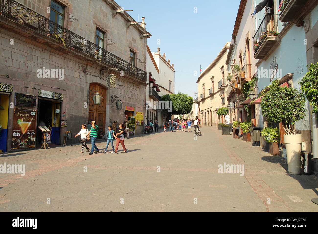 Empty street in mexican town hi-res stock photography and images - Alamy
