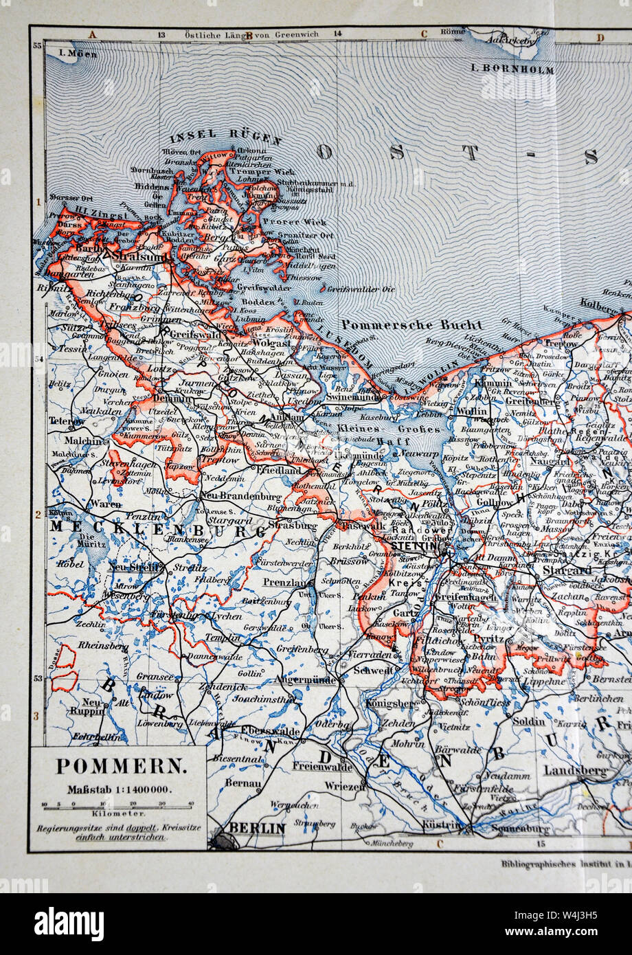 Germany map 1900 hi-res stock photography and images - Alamy