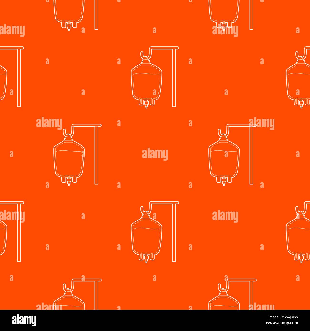 Package for blood transfusion pattern vector orange Stock Vector Image ...