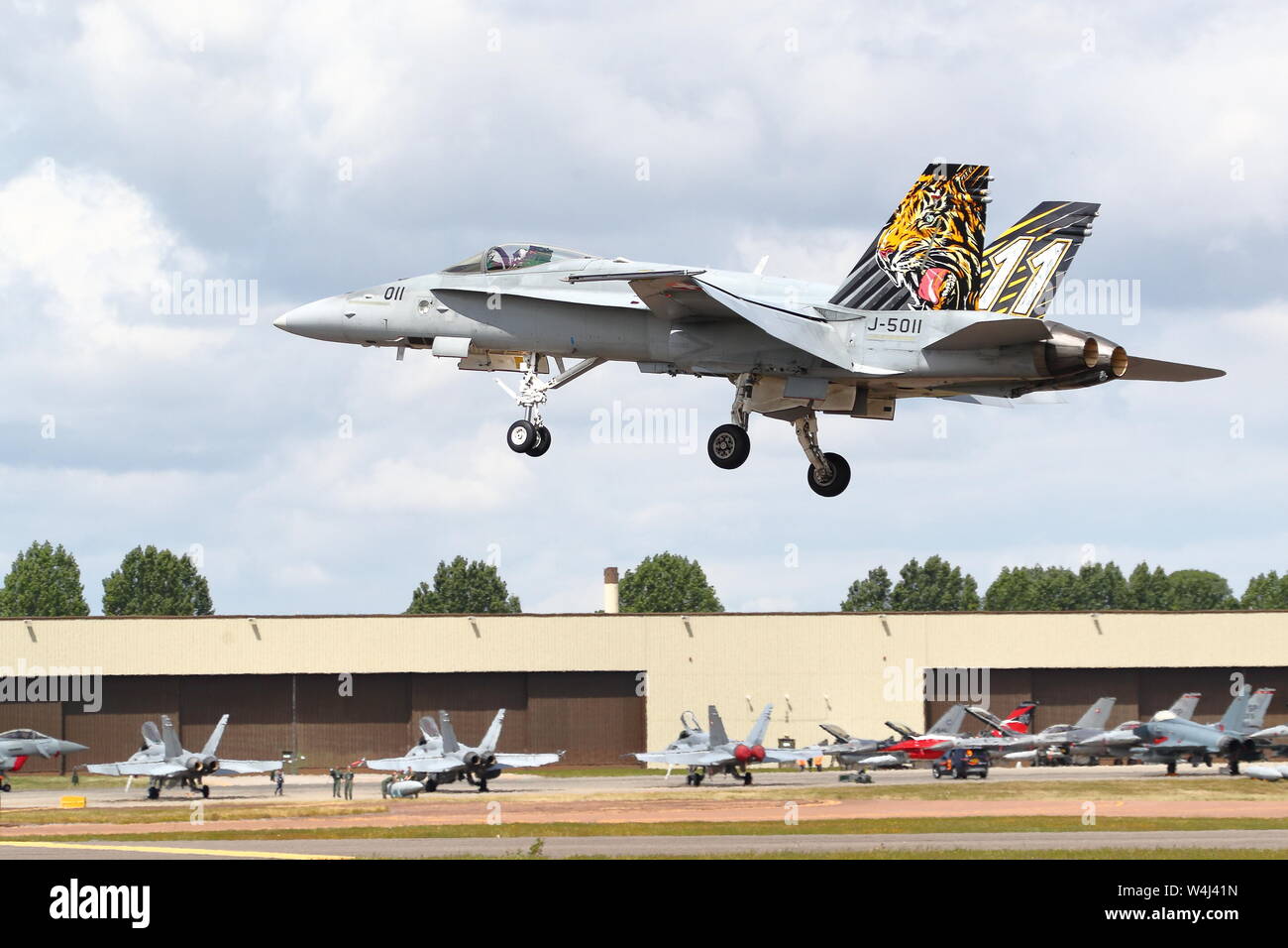 Swiss air force f18 fighter hi-res stock photography and images - Alamy