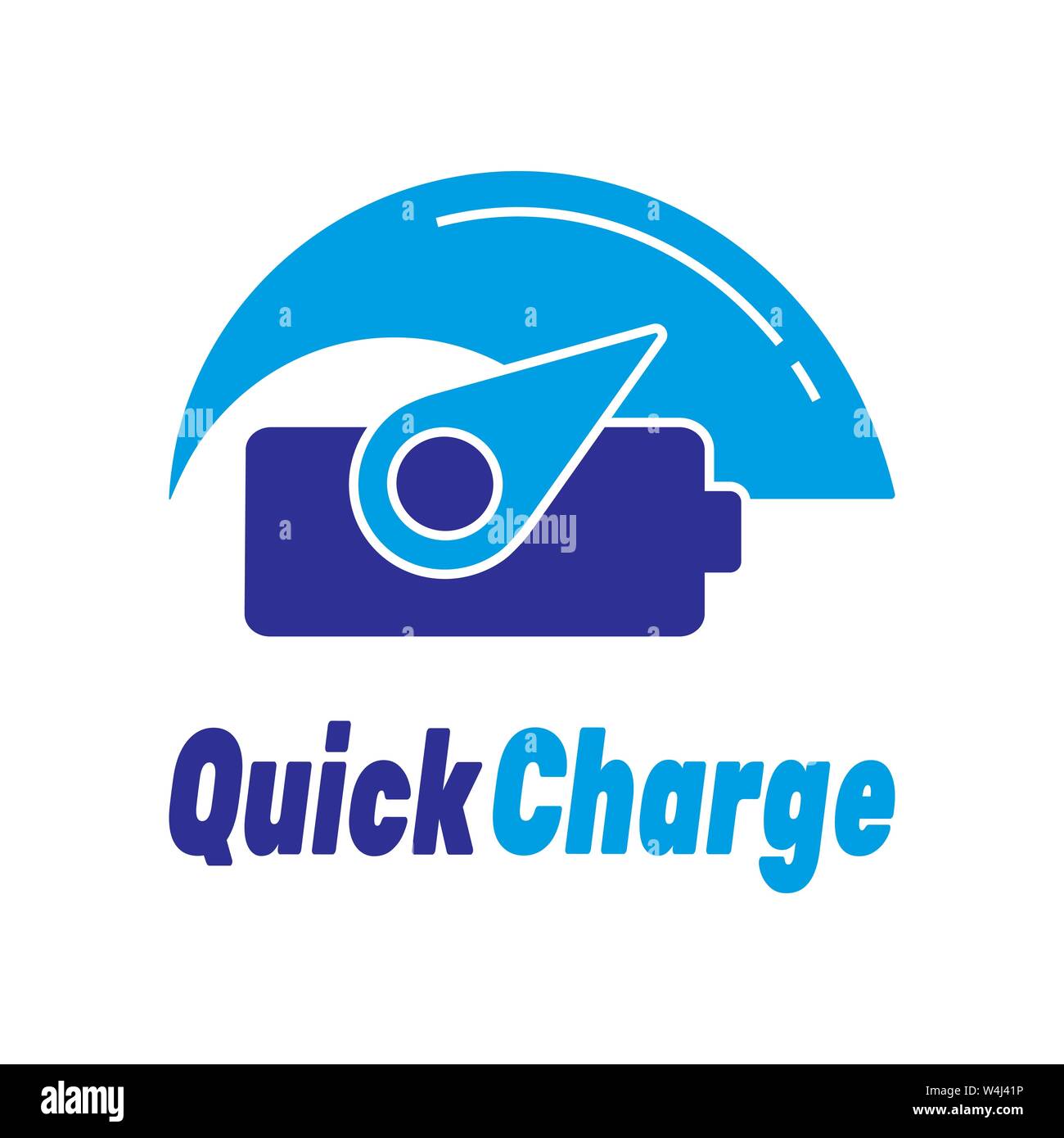 Vector design template elements for Quick and fast charge. Vector ...