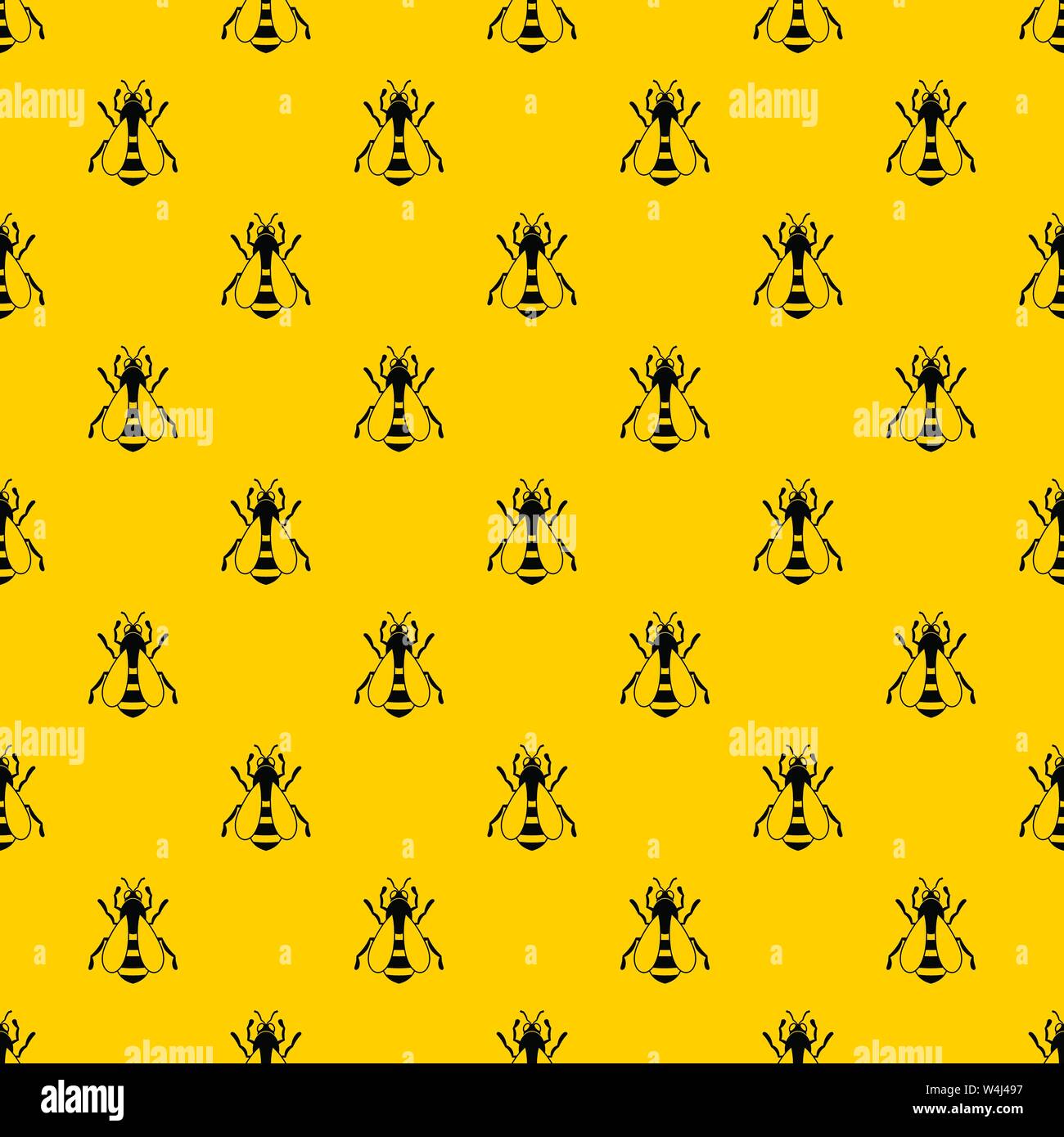 Bee pattern vector Stock Vector Image & Art - Alamy
