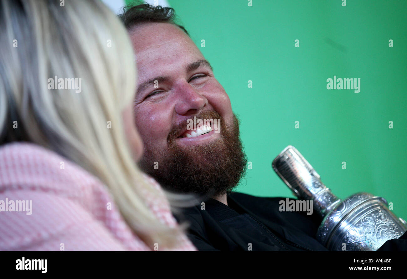Shane lowry and wife wendy honner hi-res stock photography and images ...