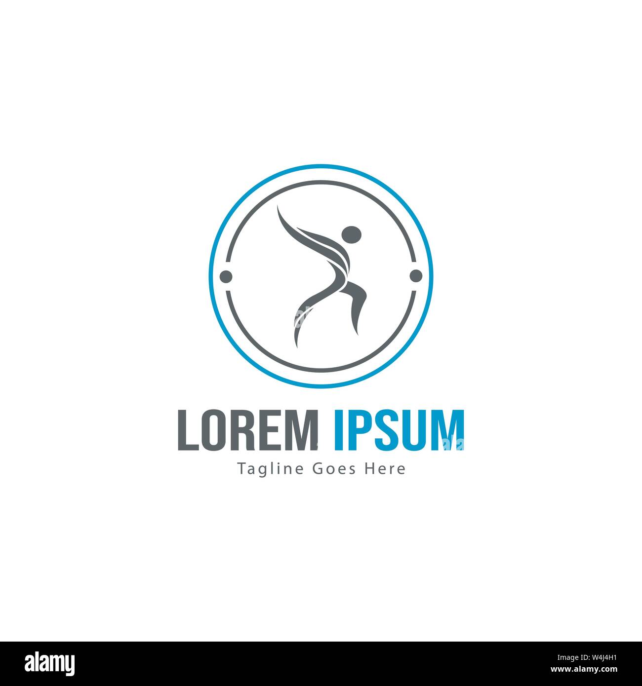 Athletic logo template design. Minimalist Athletic logo with modern ...
