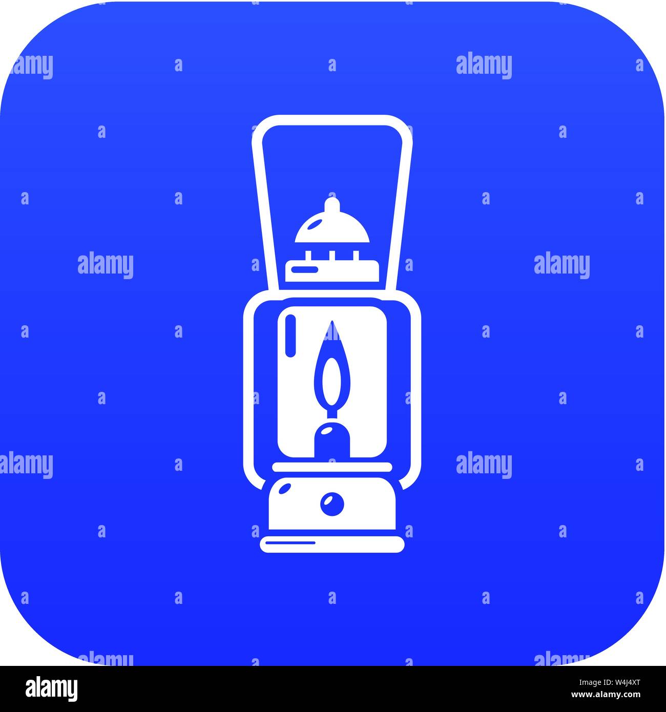 Blue kerosene lamp Stock Vector Images - Alamy