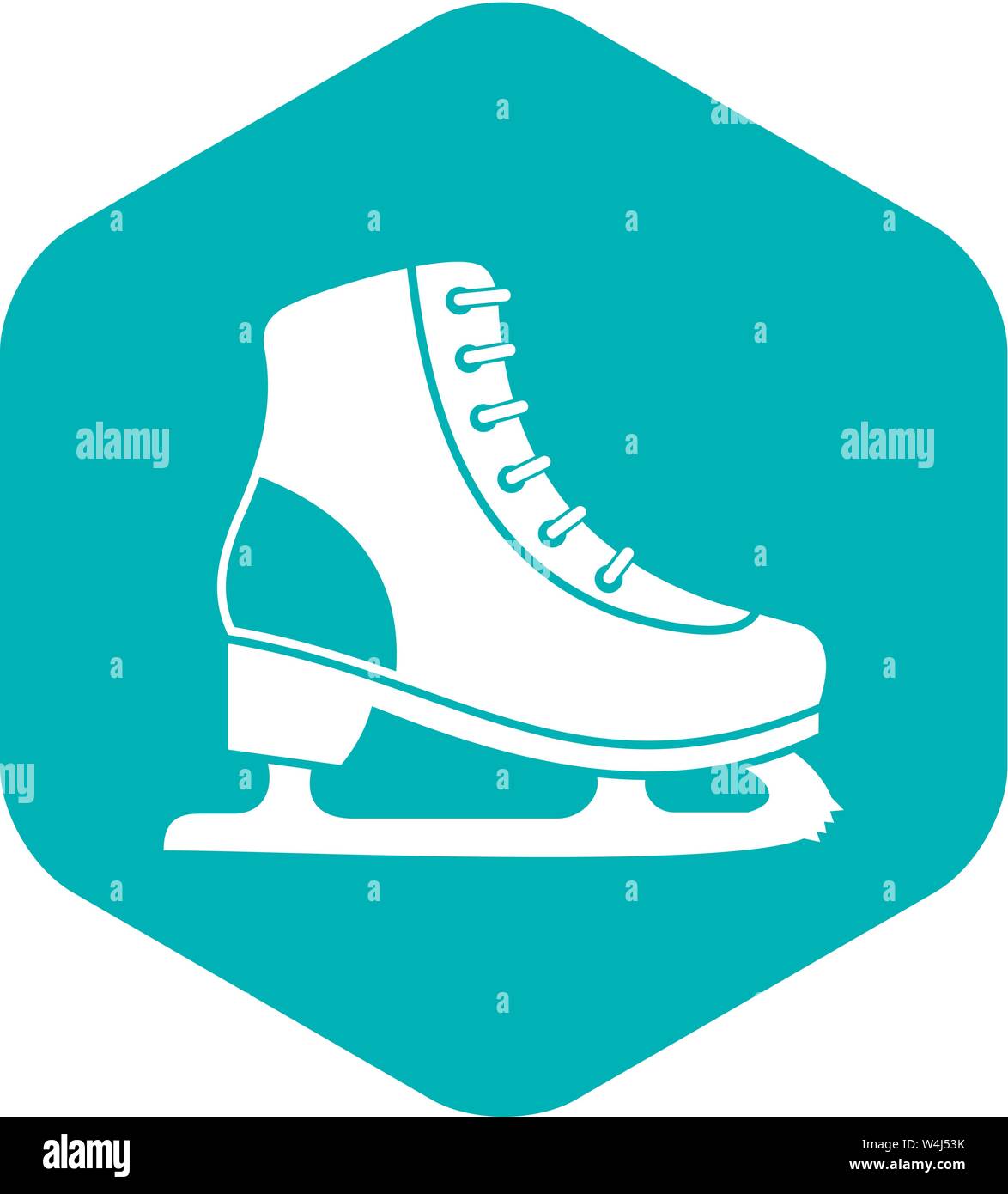 Ice skate icon, simple style Stock Vector Image & Art - Alamy