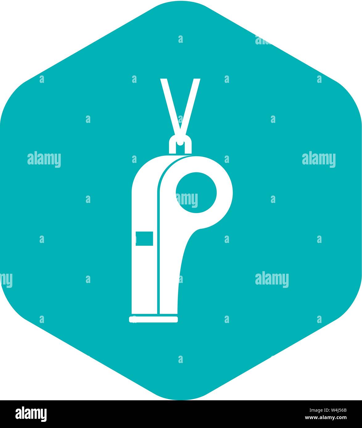 Whistle icon, simple style Stock Vector Image & Art - Alamy