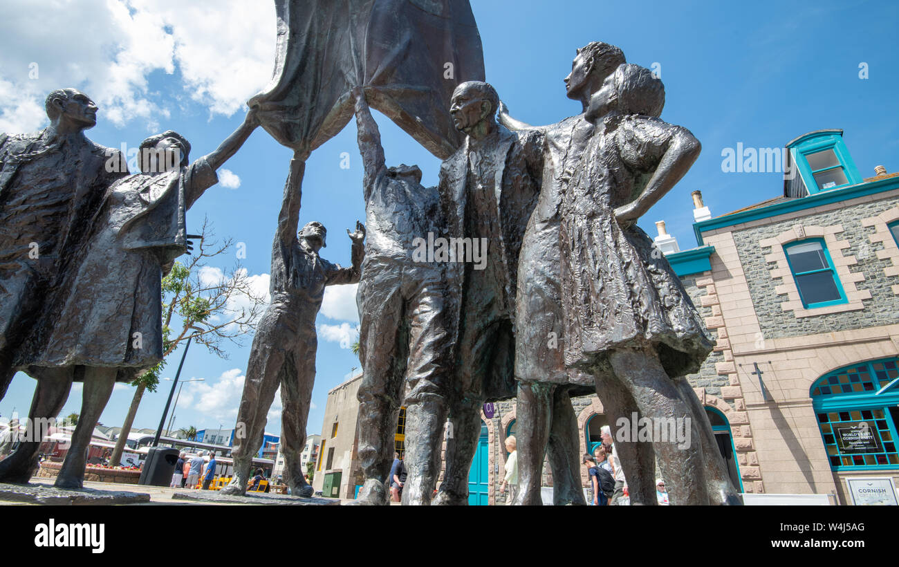 Liberation Square, St Helier, Jersey, Channel Islands Stock Photo - Alamy