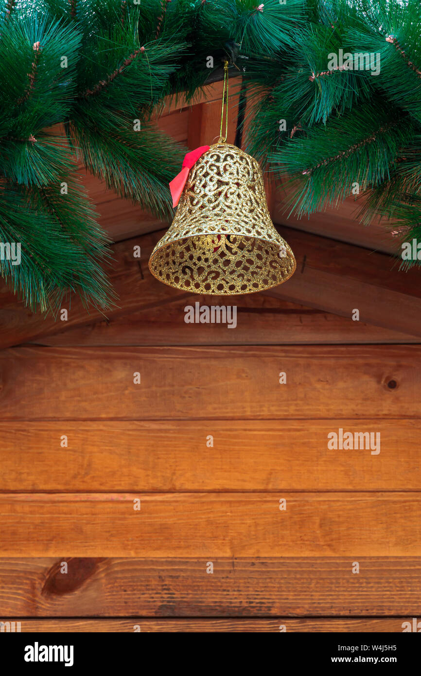 Bell hanging from tree hi-res stock photography and images - Alamy