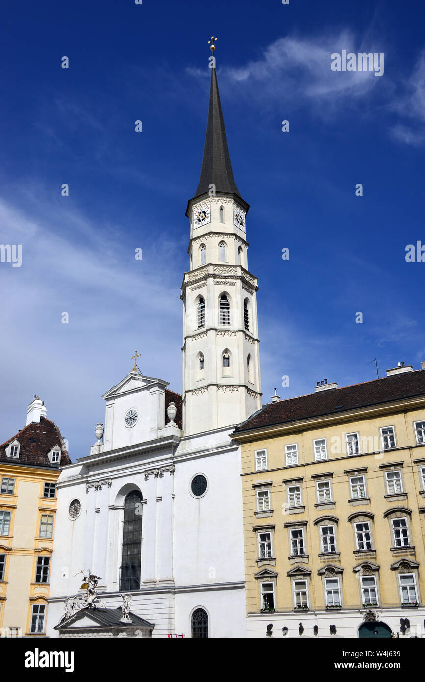 St. Michael's Church, Michaelerkirche, Vienna, Wien, Austria, Europe ...