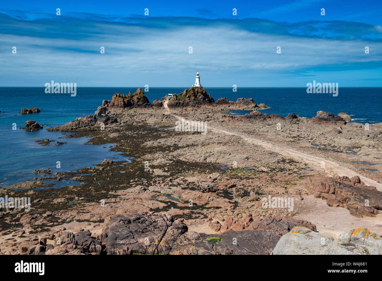 Jersey channel islands lighthouse hi-res stock photography and images ...