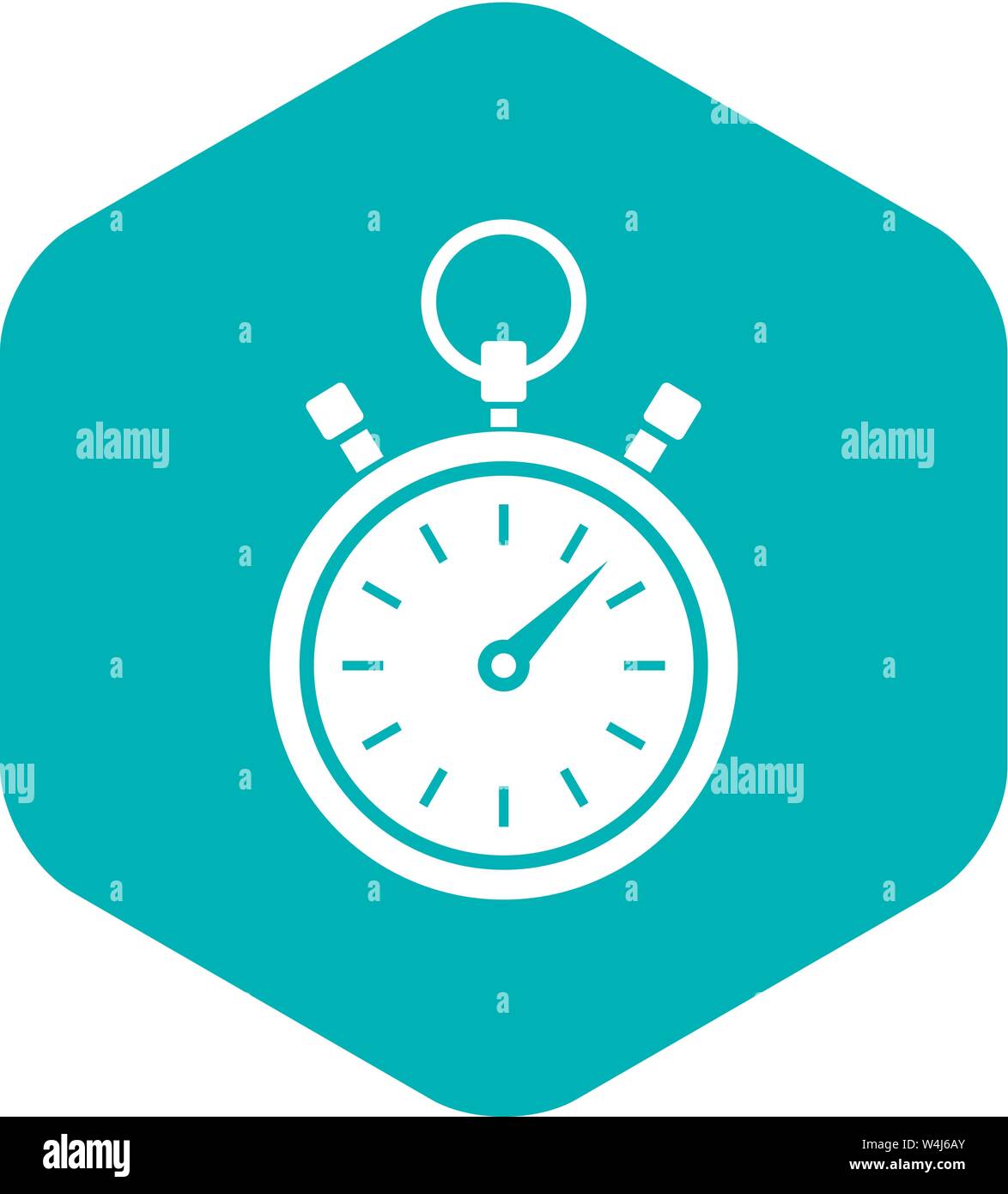 Stopwatch icon, simple style Stock Vector Image & Art - Alamy