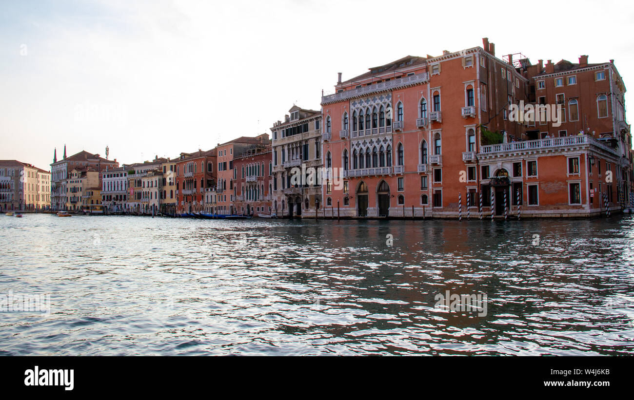 Venice buildings along the Grand Canal in Venice, Italy Stock Photo - Alamy