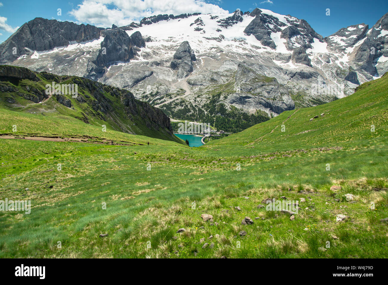 Alpine landscape in the Dolomites, Italy Stock Photo - Alamy