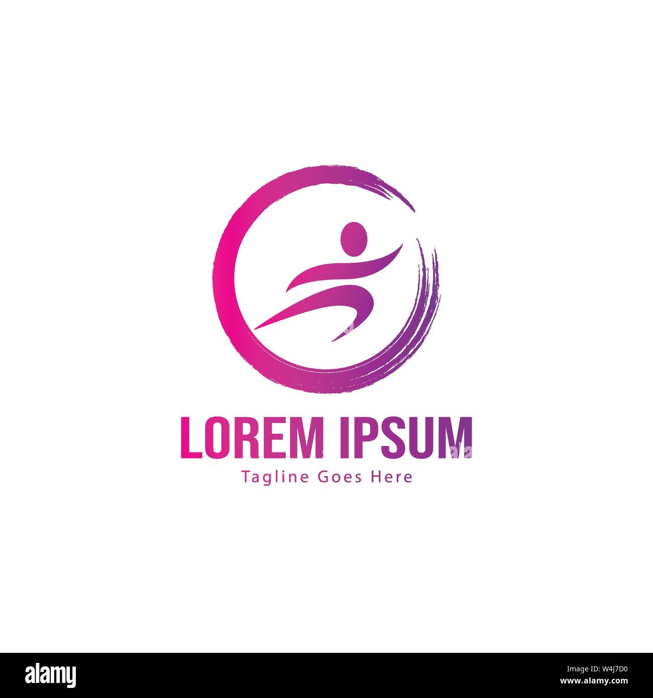 Athletic logo template design. Minimalist Athletic logo with modern ...