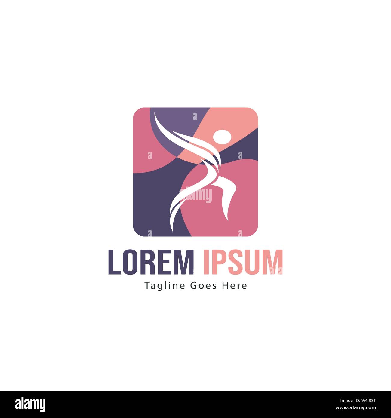 Athletic logo template design. Minimalist Athletic logo with modern ...