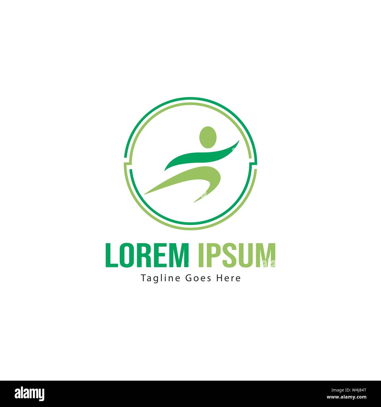 Athletic logo template design. Minimalist Athletic logo with modern ...