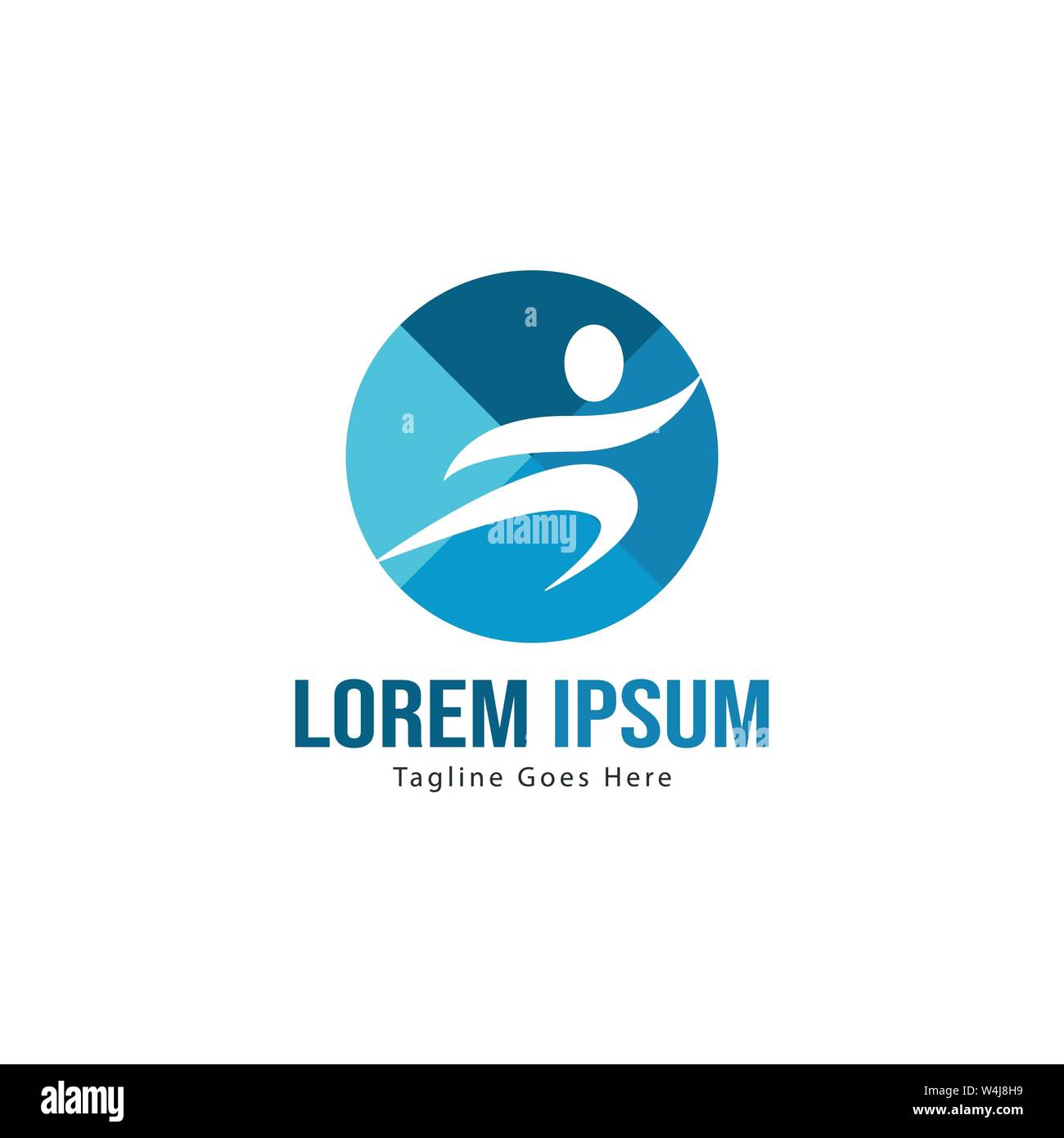 Athletic logo template design. Minimalist Athletic logo with modern ...