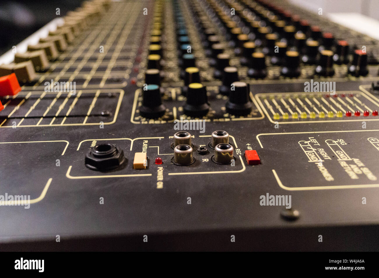 mixing tool for a Sound engineer in a professional recording studio ...